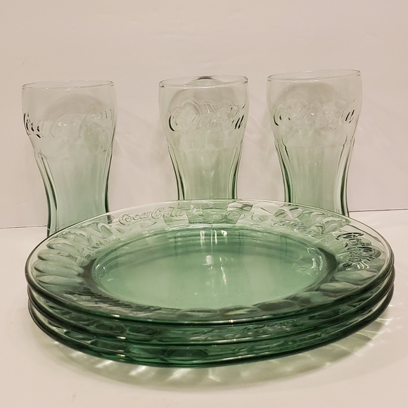 Coca Cola | Dining | Vintage Coca Cola Glass Set | Poshmark